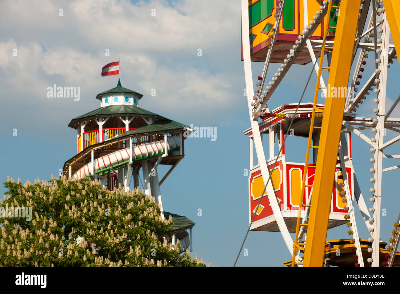 Österreich, Wien II, Prater, Vergnügungspark Wurstelprater, Toboggan ...