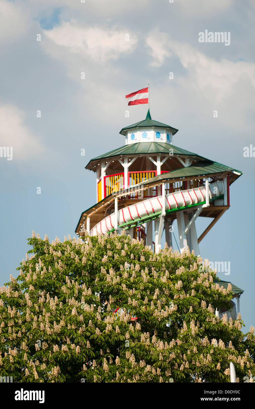 Österreich, Wien II, Prater, Vergnügungspark Wurstelprater, Toboggan ...