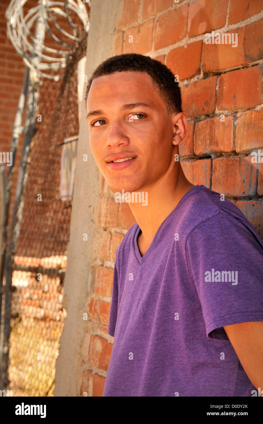 A 17-year-old high school senior who will graduate next May Stock Photo ...