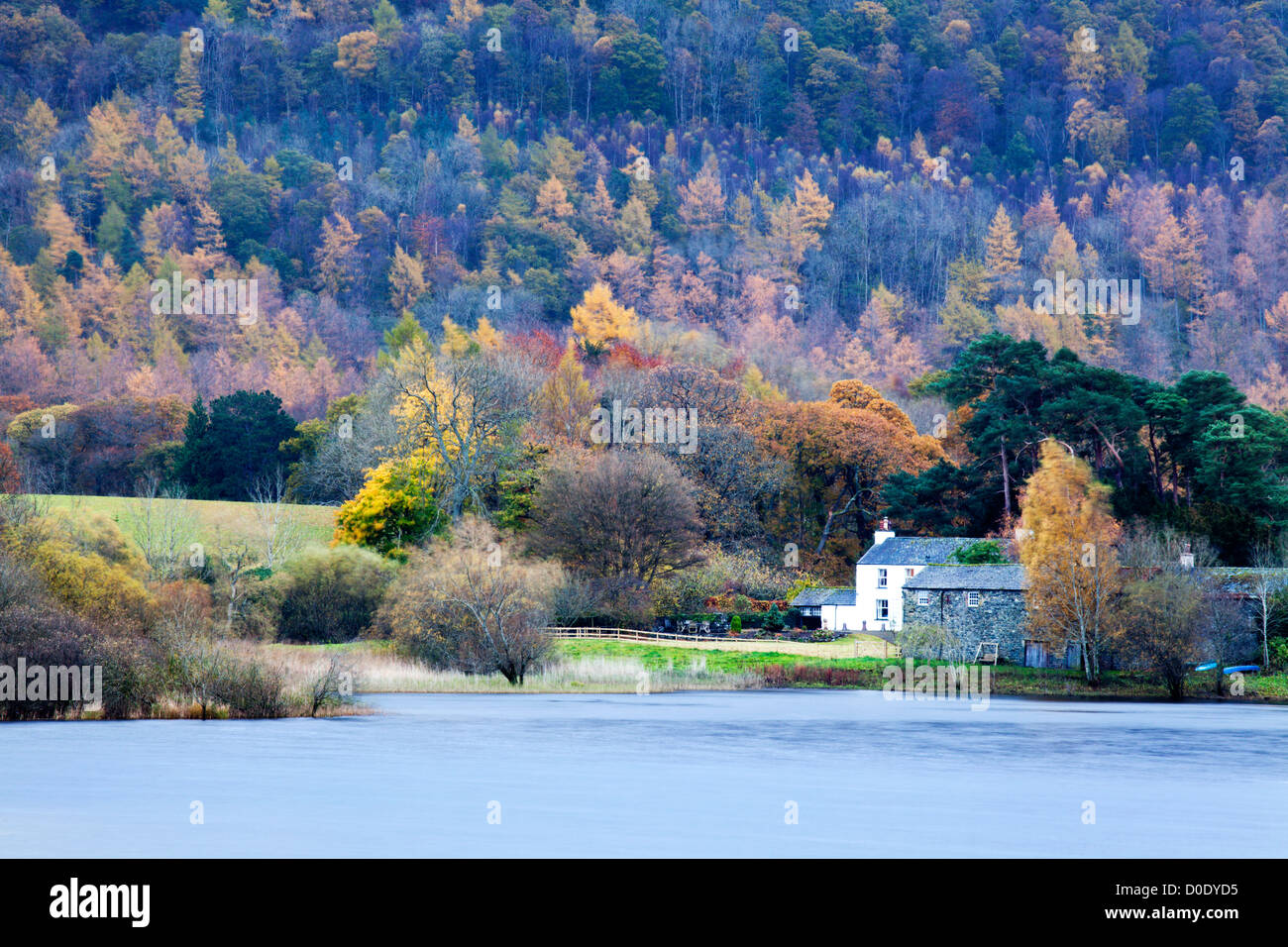Stable Hills by Derwentwater with Great Wood behind from Friars Crag ...
