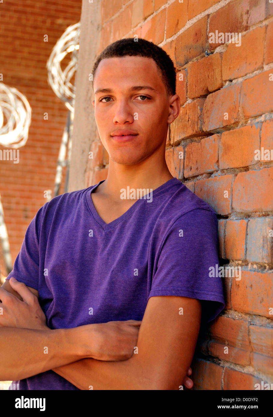 A 17-year-old high school senior who will graduate next May Stock Photo ...
