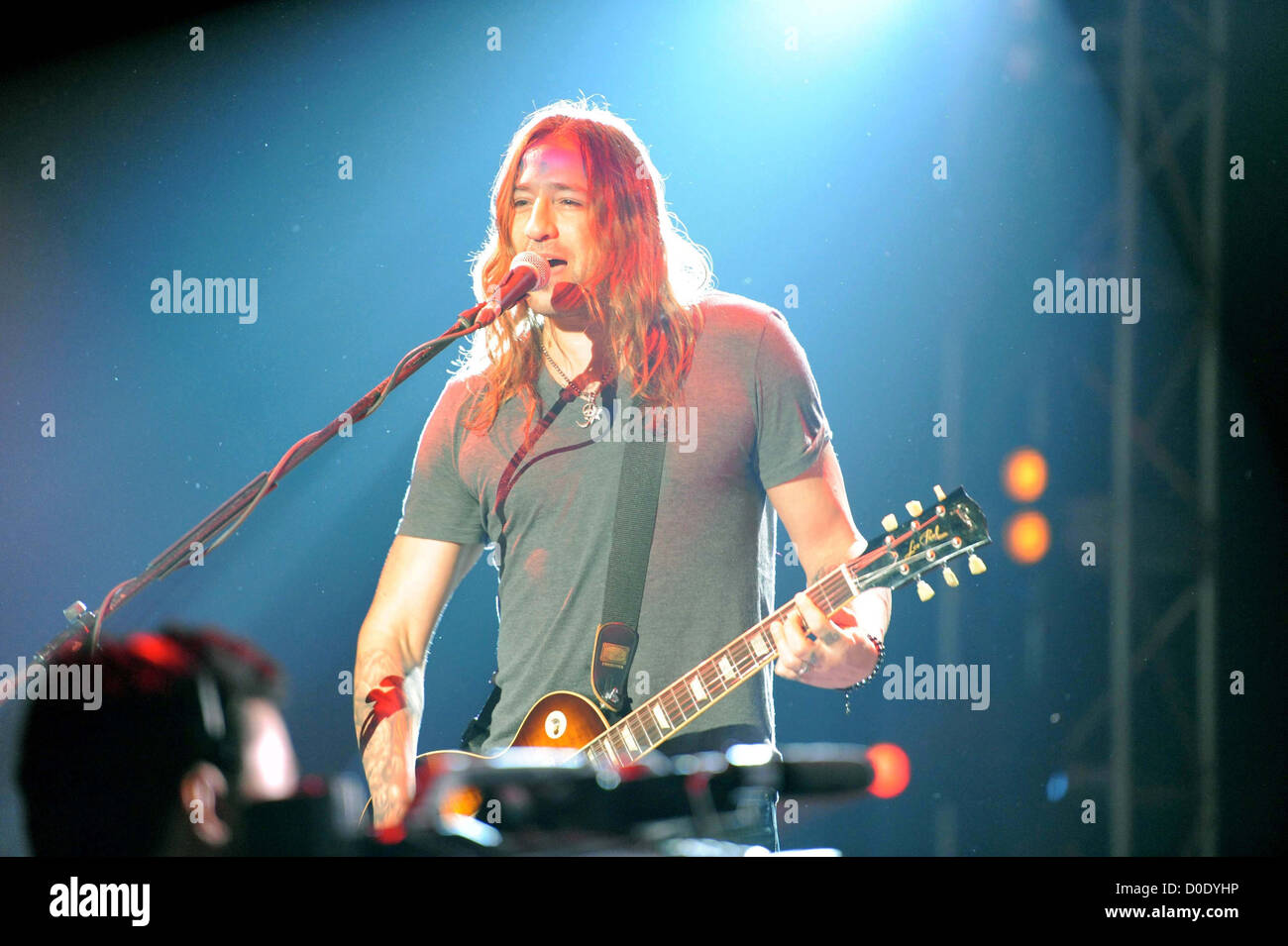 Daughtry performed at the Grand Arena on the th of October to thousands ...