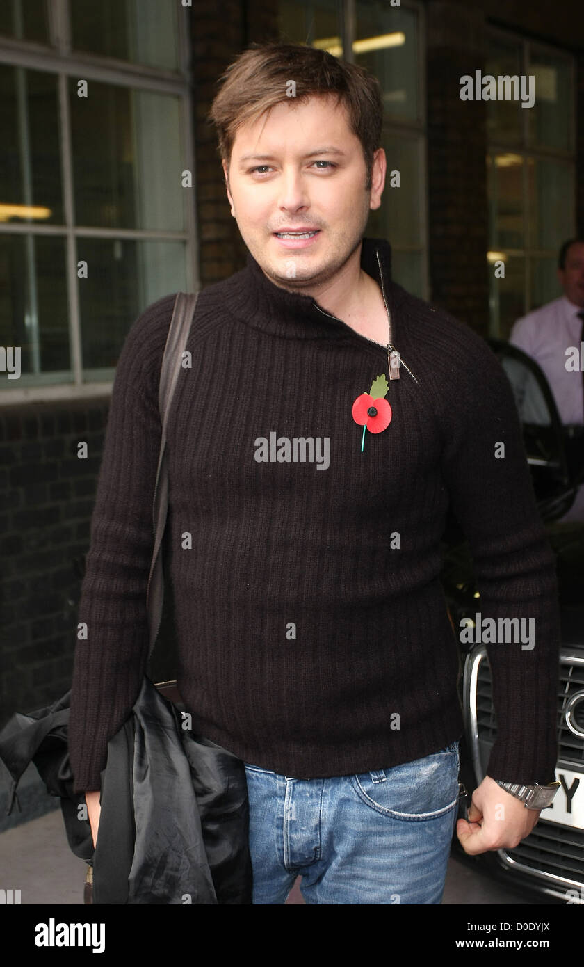 Brian Dowling outside the ITV Studios London, England - 28.10.10 Stock ...