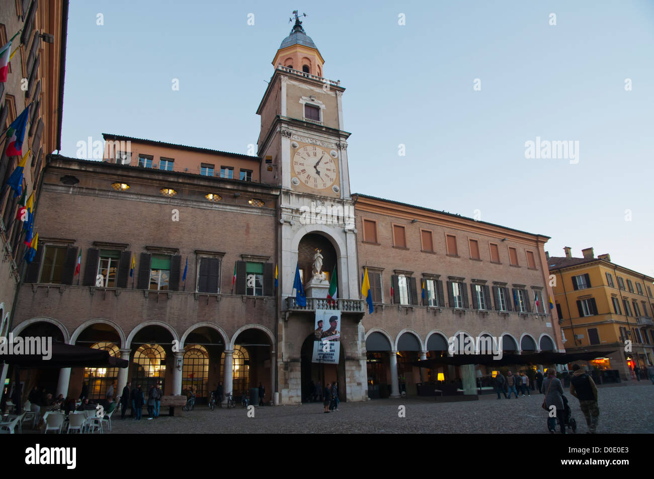 Palazzo Comunale at Piazza Grande square central Modena city Emilia ...