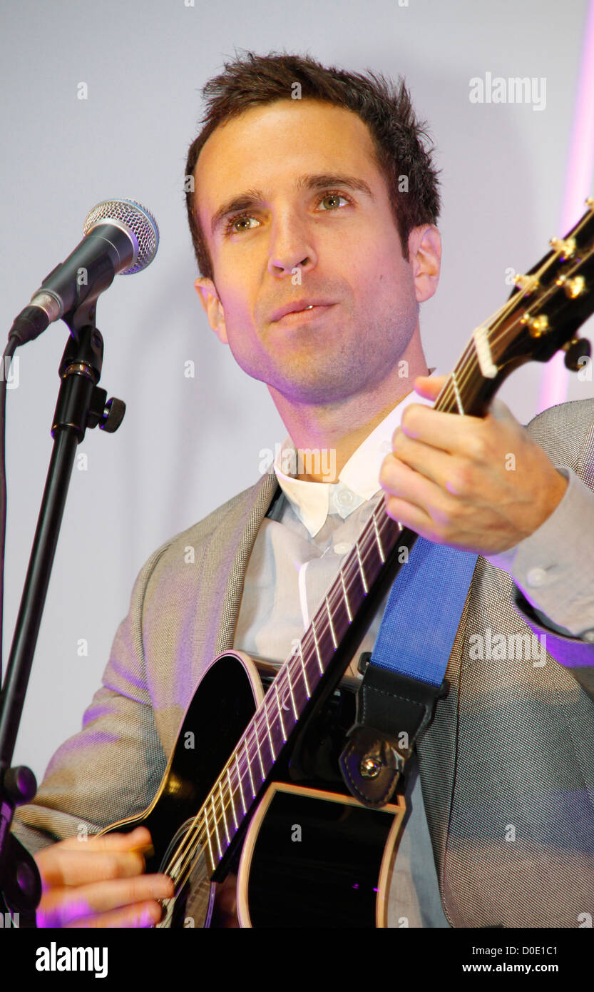 Irwin Sparkes, of The Hoosiers performing at the opening of the new £ ...