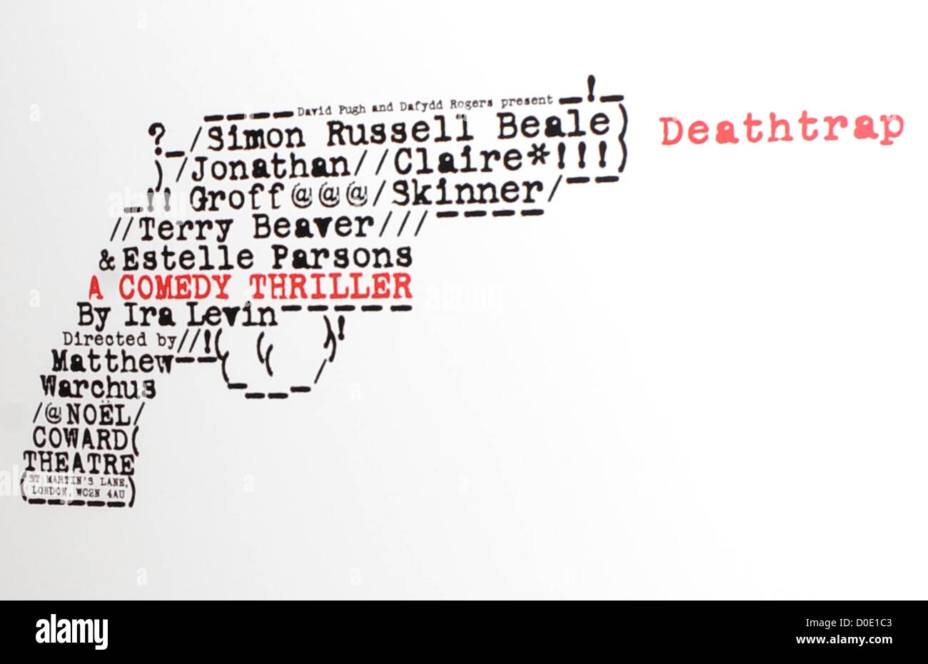 Deathtrap poster hi-res stock photography and images - Alamy