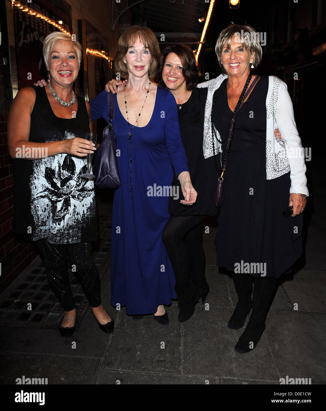 Denise Welch, at the 'Deathtrap' press night at the el Coward Theatre ...