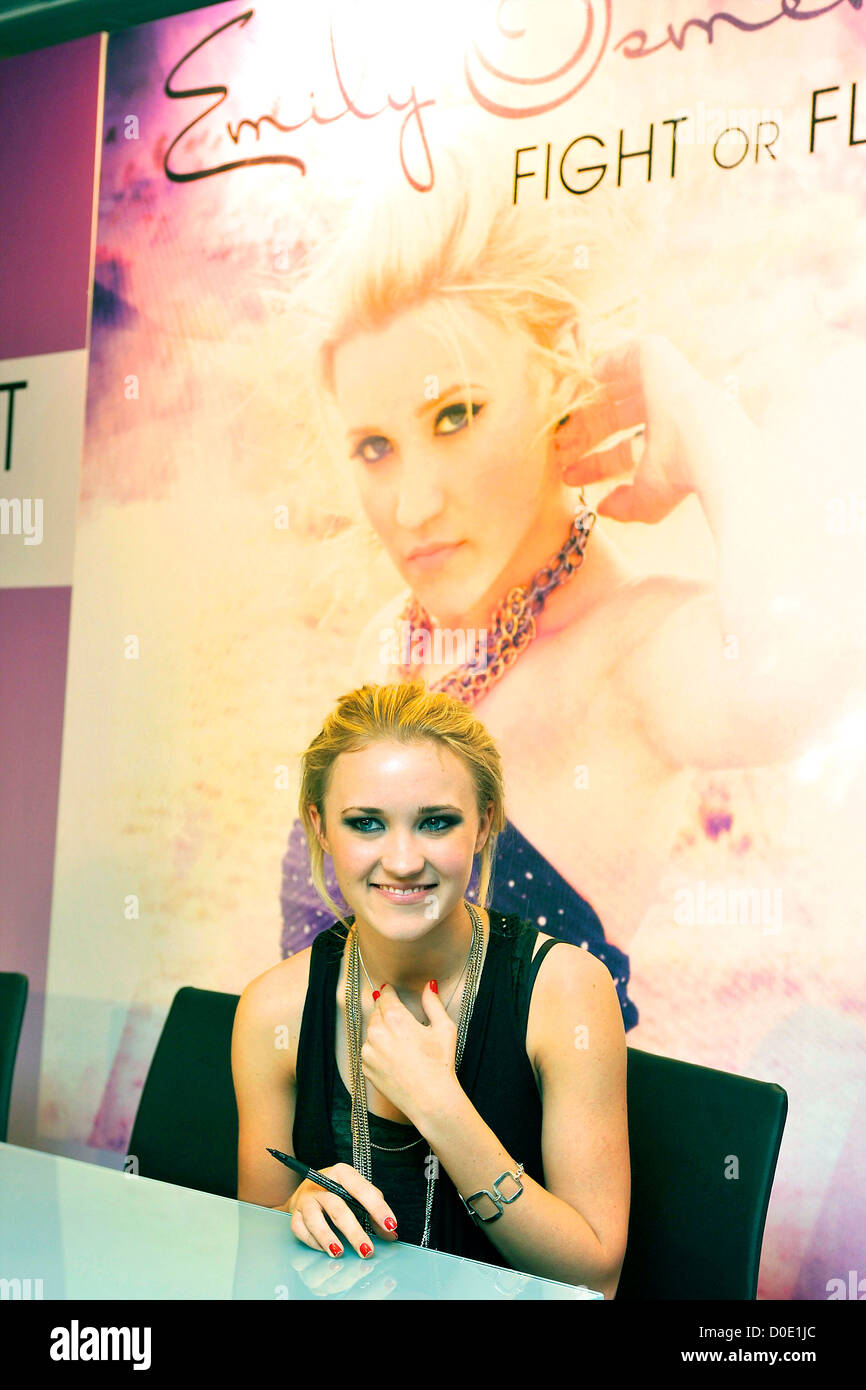 Singer Emily Osment signing her new album, 'Fight or Flight' at El ...
