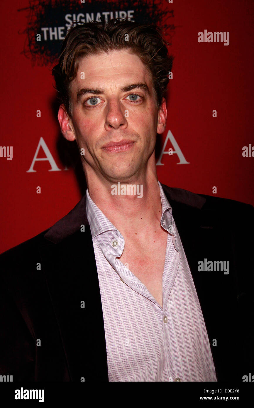 Christian Borle Opening night afterparty the Off-Broadway production of ...