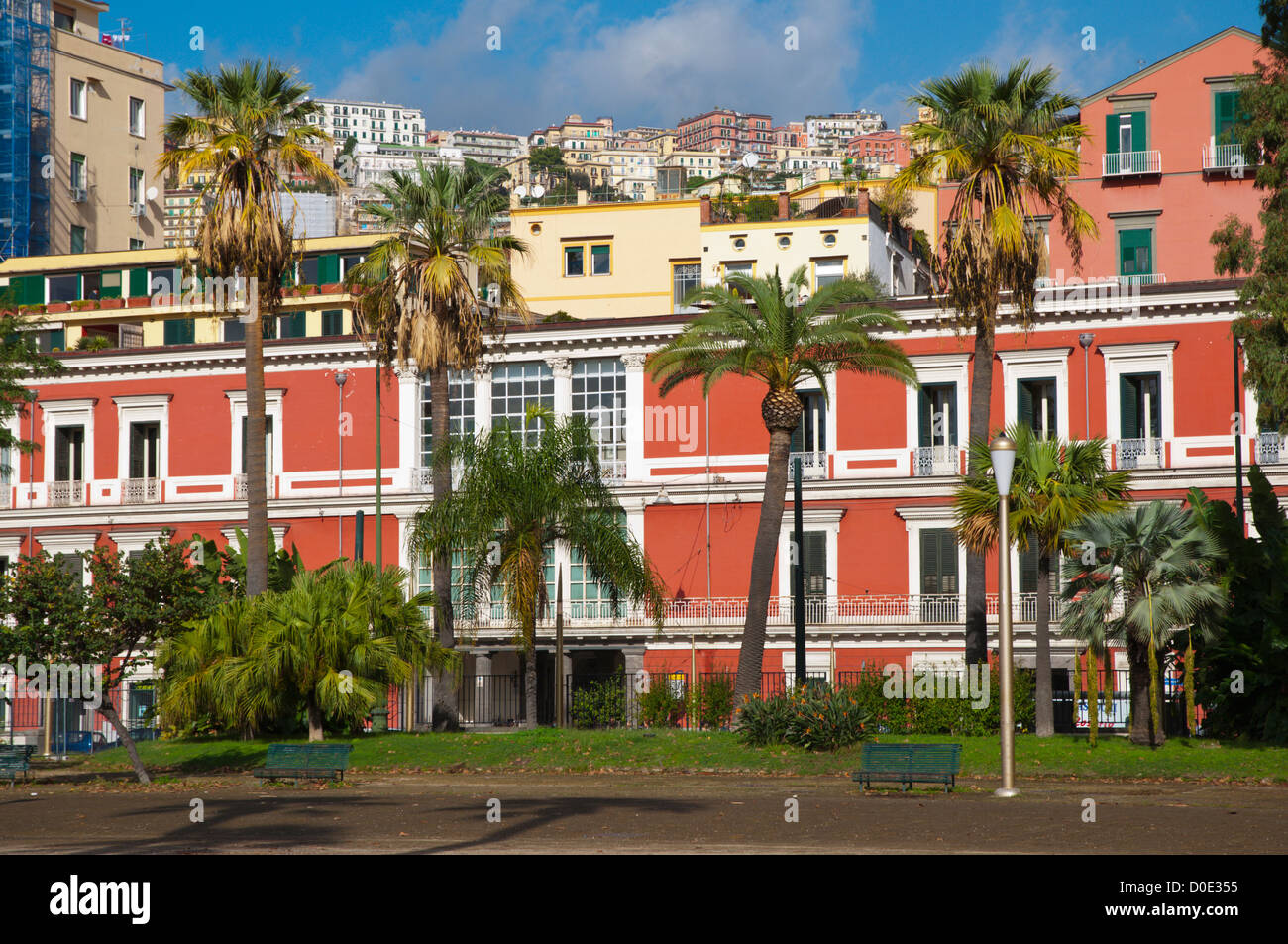 Villa Comunale park Chiaia district Naples city La Campania region ...