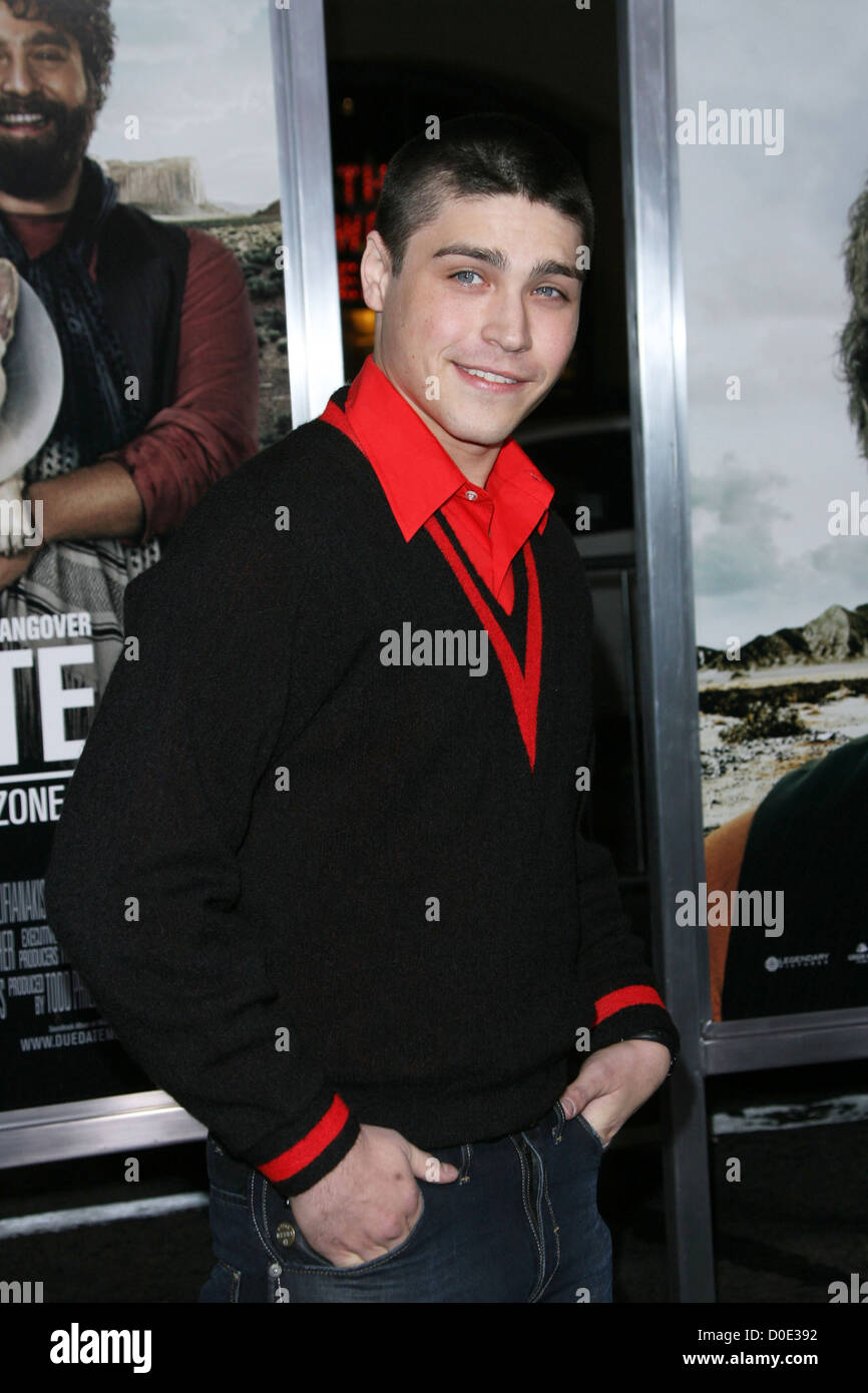 Logan Huffman Los Angeles Premiere of 'Due Date' held at the Grauman's ...