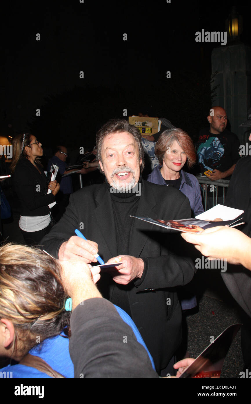 Tim Curry signs autographs for waiting fans 35th Anniversary Tribute to ...