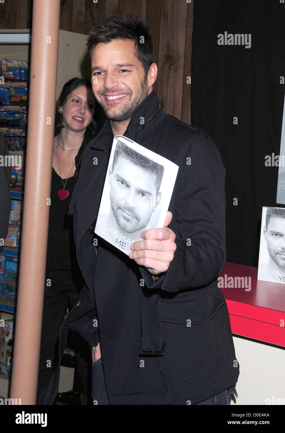 Ricky Martin signs copies of his book 'Me' at Bookends Ridgefield, New ...