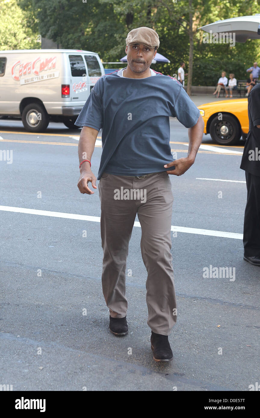 Rick fox outside a manhattan hotel new york city hi-res stock ...