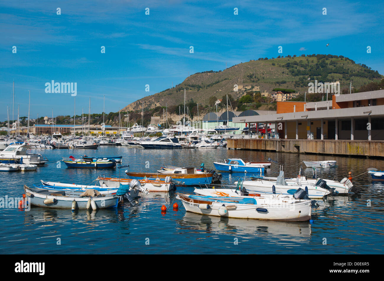 Porto di Pozzuoli the port harbour area of the ancient Puteoli in Campi ...