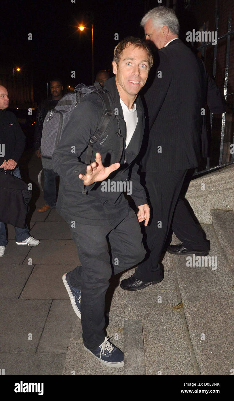 Dave England the stars from Jackass outside their Dublin Hotel Dublin ...