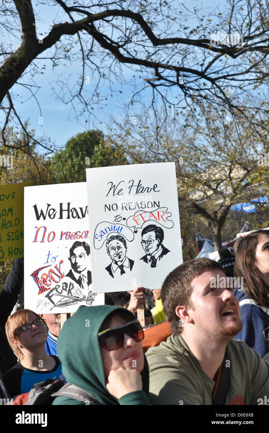 Rally to restore sanity hi-res stock photography and images - Alamy