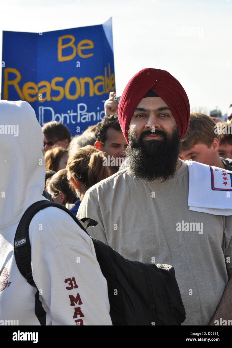 Rally to restore sanity hi-res stock photography and images - Alamy