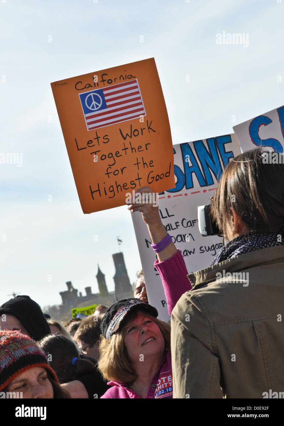 Rally to restore sanity 2010 hi-res stock photography and images - Alamy