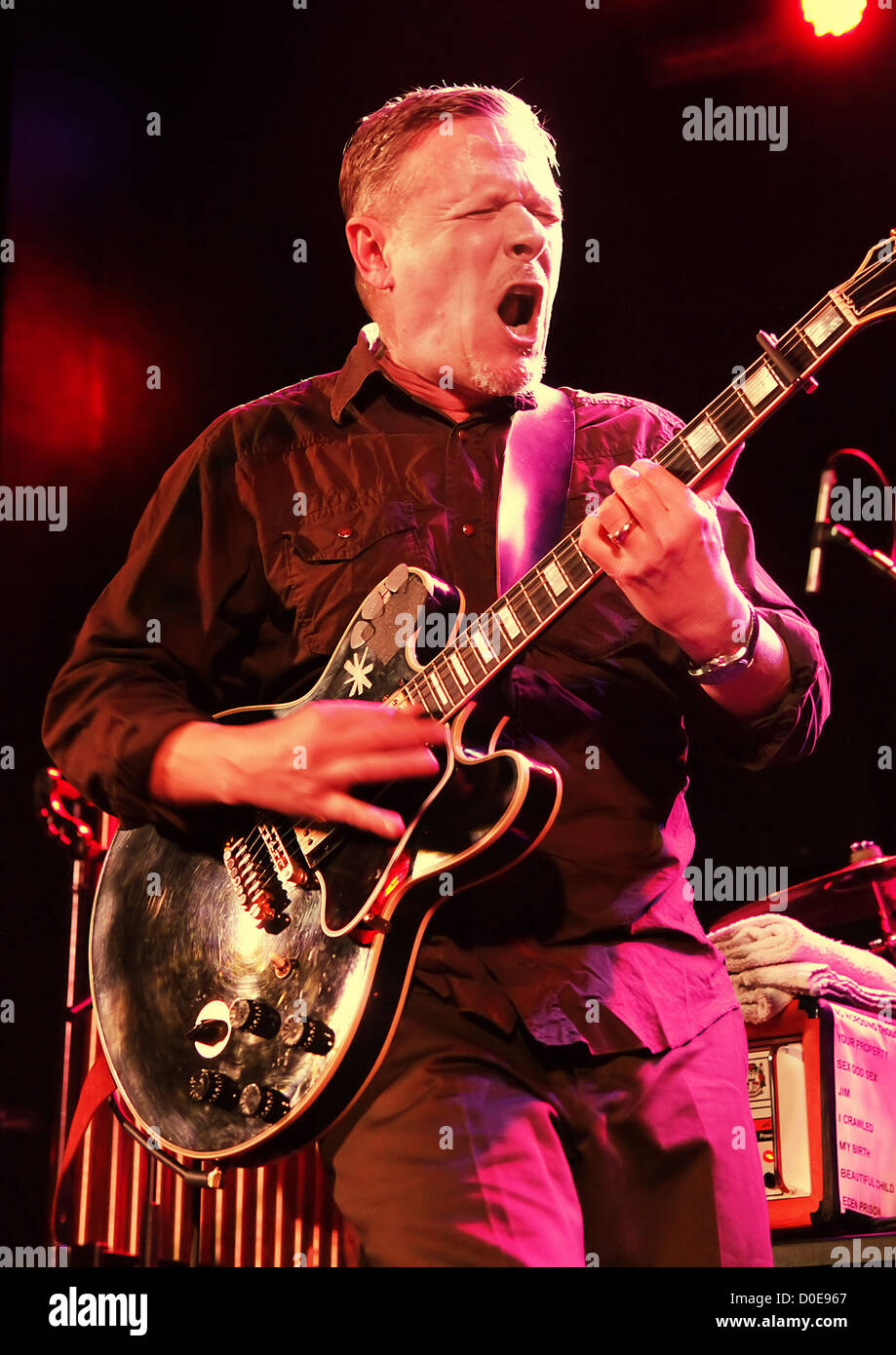 Michael Gira of The Swans performing at Manchester Academy Manchester ...