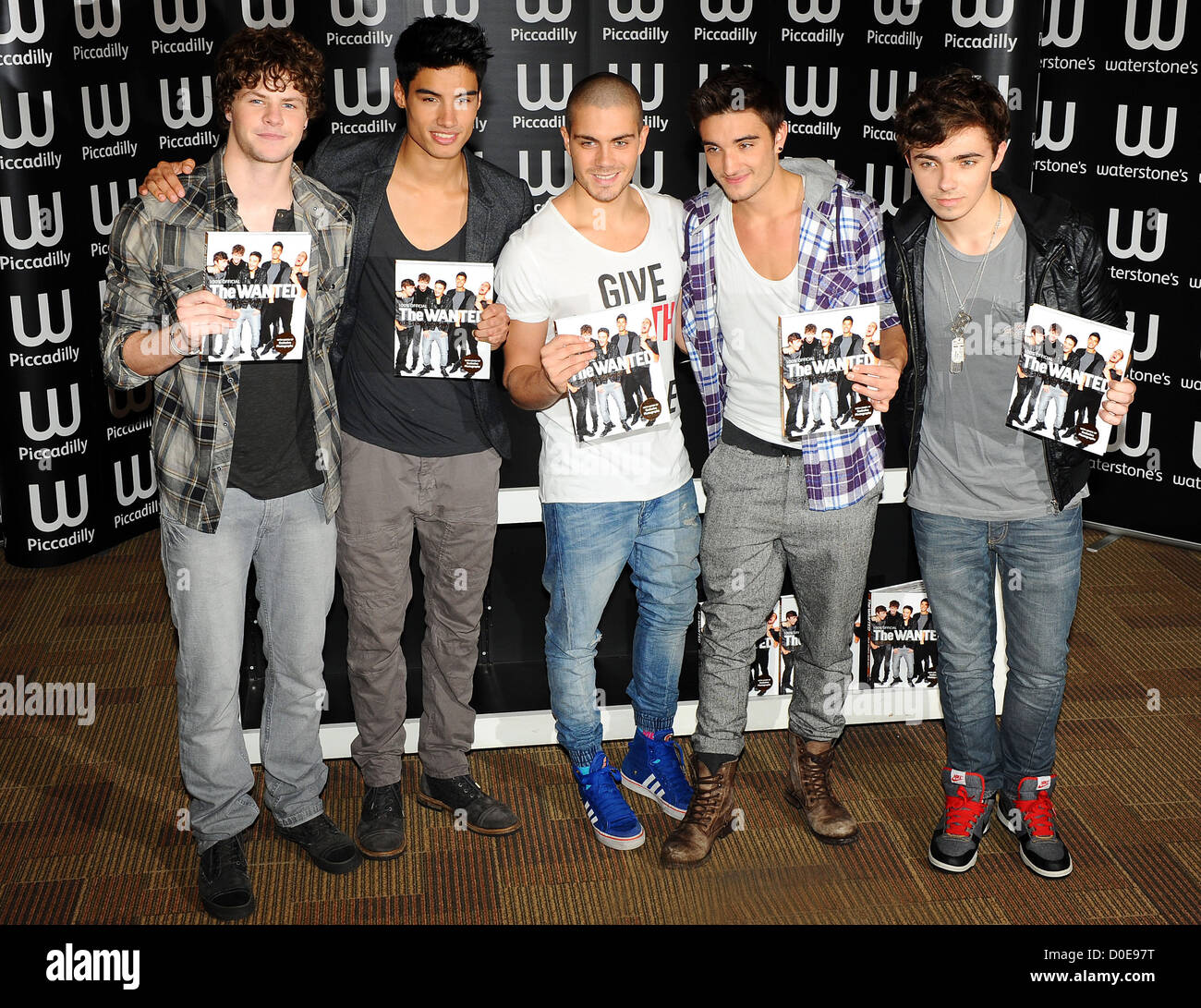 The Wanted Jay McGuiness, Siva Kaneswaran, Max George, Tom Parker and ...