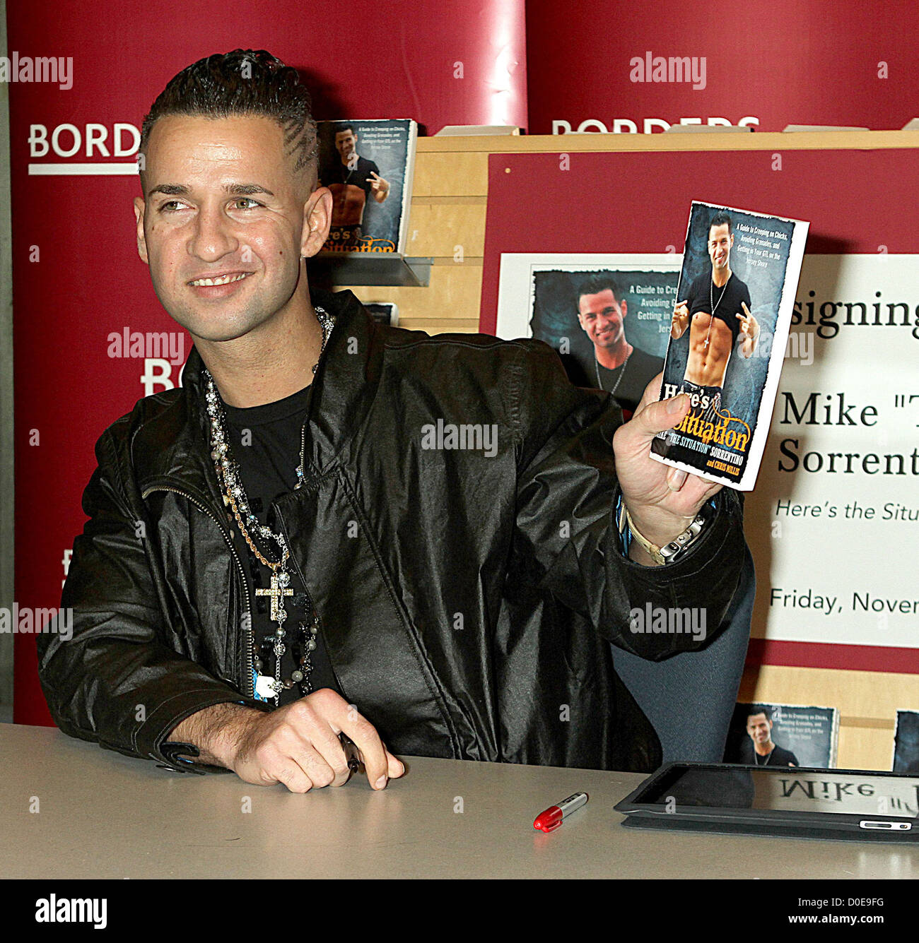 Mike 'The Situation' Sorrentino signs copies of his book 'Here's The ...