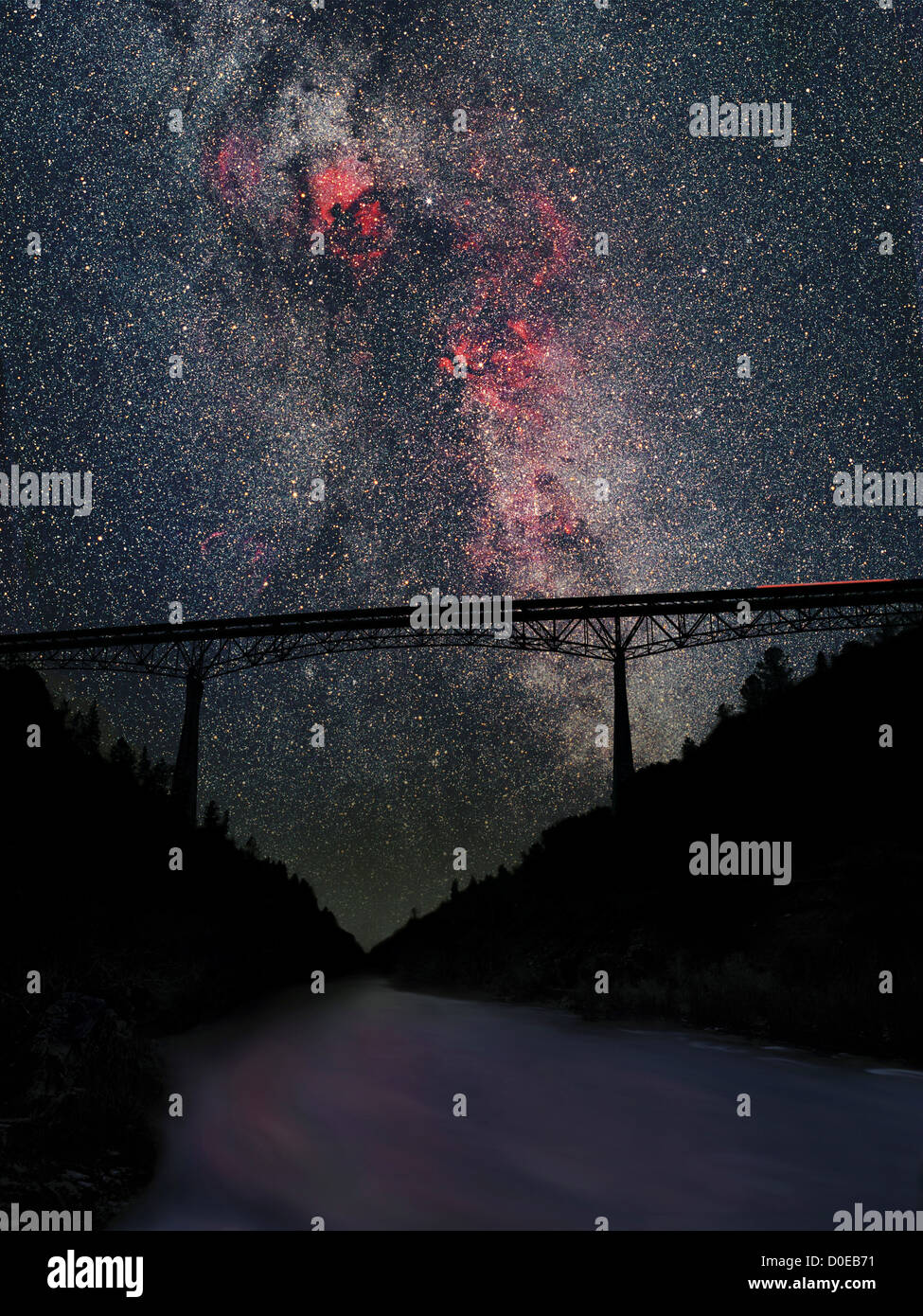 Bridge to the Stars Stock Photo - Alamy