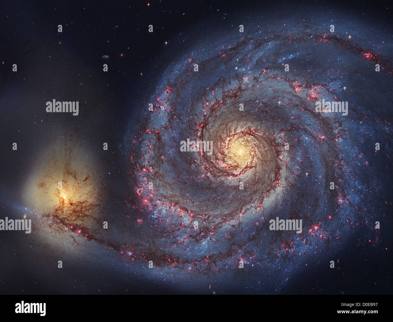 Whirlpool galaxy hi-res stock photography and images - Alamy