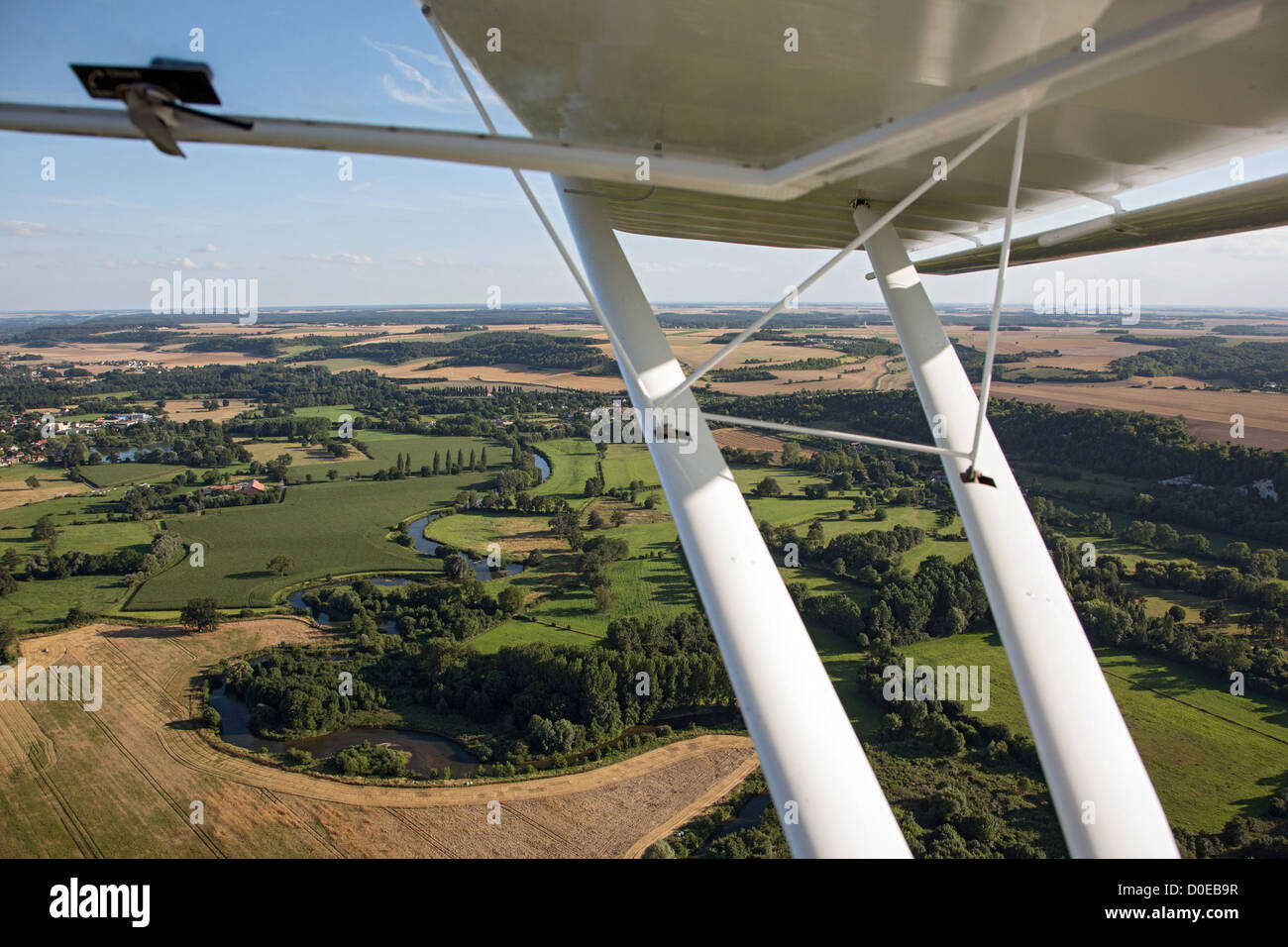 MICROLIGHTING OVER THE EURE VALLEY BETWEEN PACY-SUR-EURE AND LOUVIERS ...