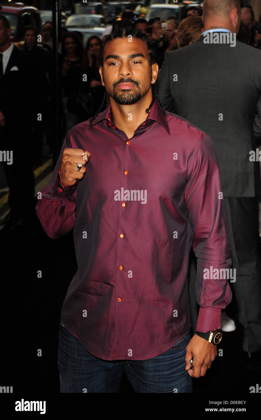 David Haye Fashion's Night Out: Emporio Armani - cocktail party London ...