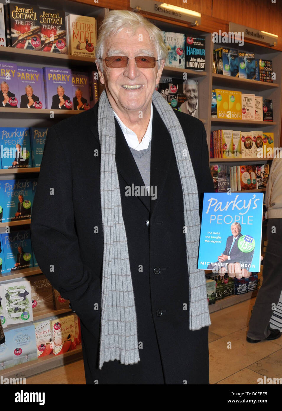 Sir Michael Parkinson signs copies of his new book 'Parky's People' at ...