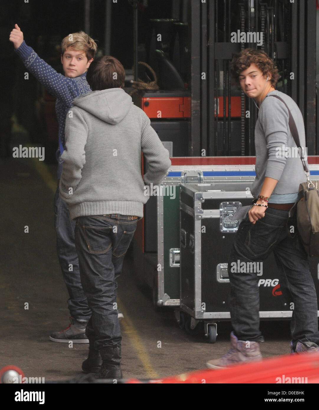 X Factor finalists Niall Horan and Harry Styles of One Direction ...