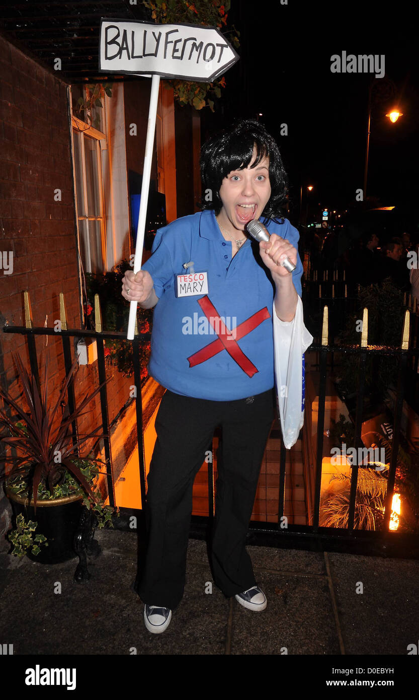 Caroline Flynn (as Mary Byrne) Krystle nightclub's Halloween 2010 party ...