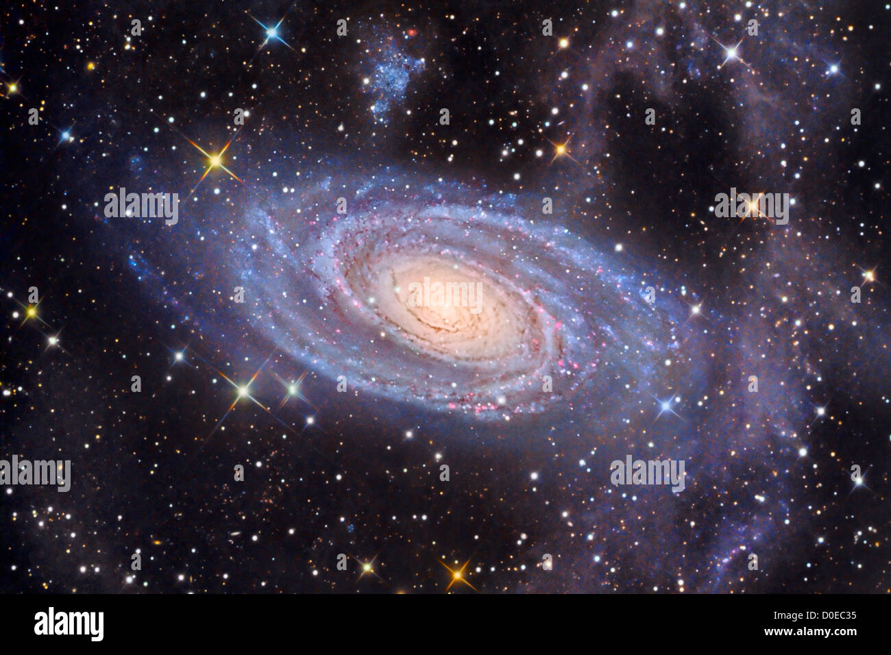 M81 spiral galaxy hi-res stock photography and images - Alamy