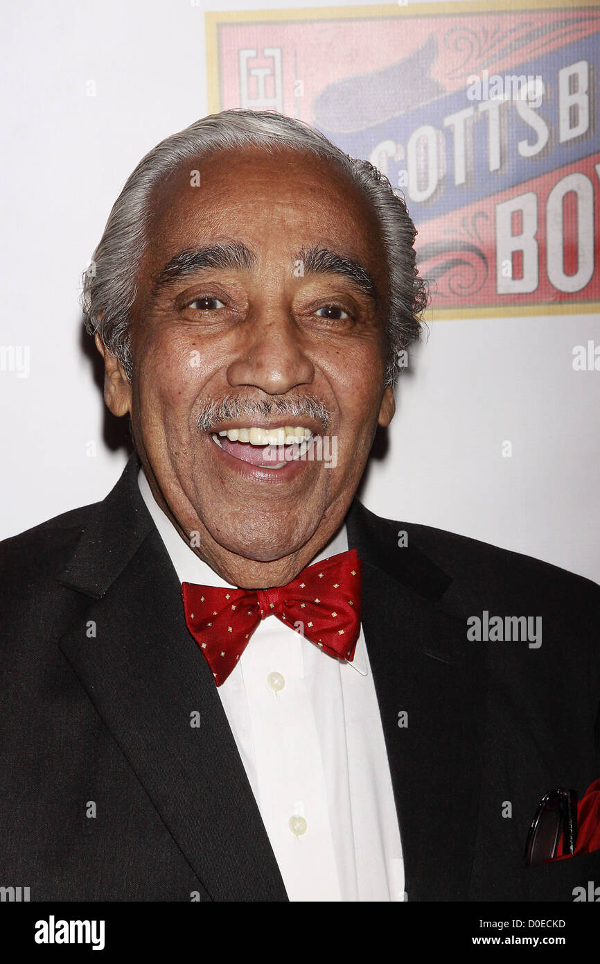 Charles Rangel Opening night of the Broadway musical production of 'The ...