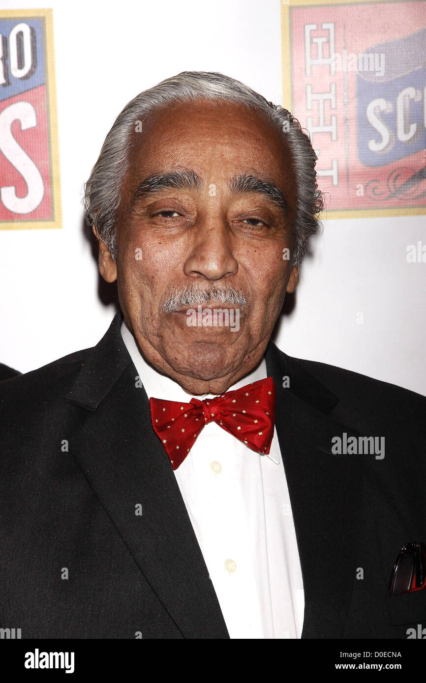 Charles Rangel Opening night of the Broadway musical production of 'The ...