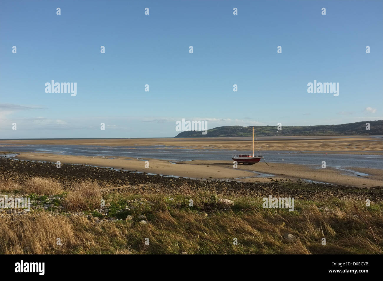 View fron Red Wharf bay Anglesey Stock Photo - Alamy