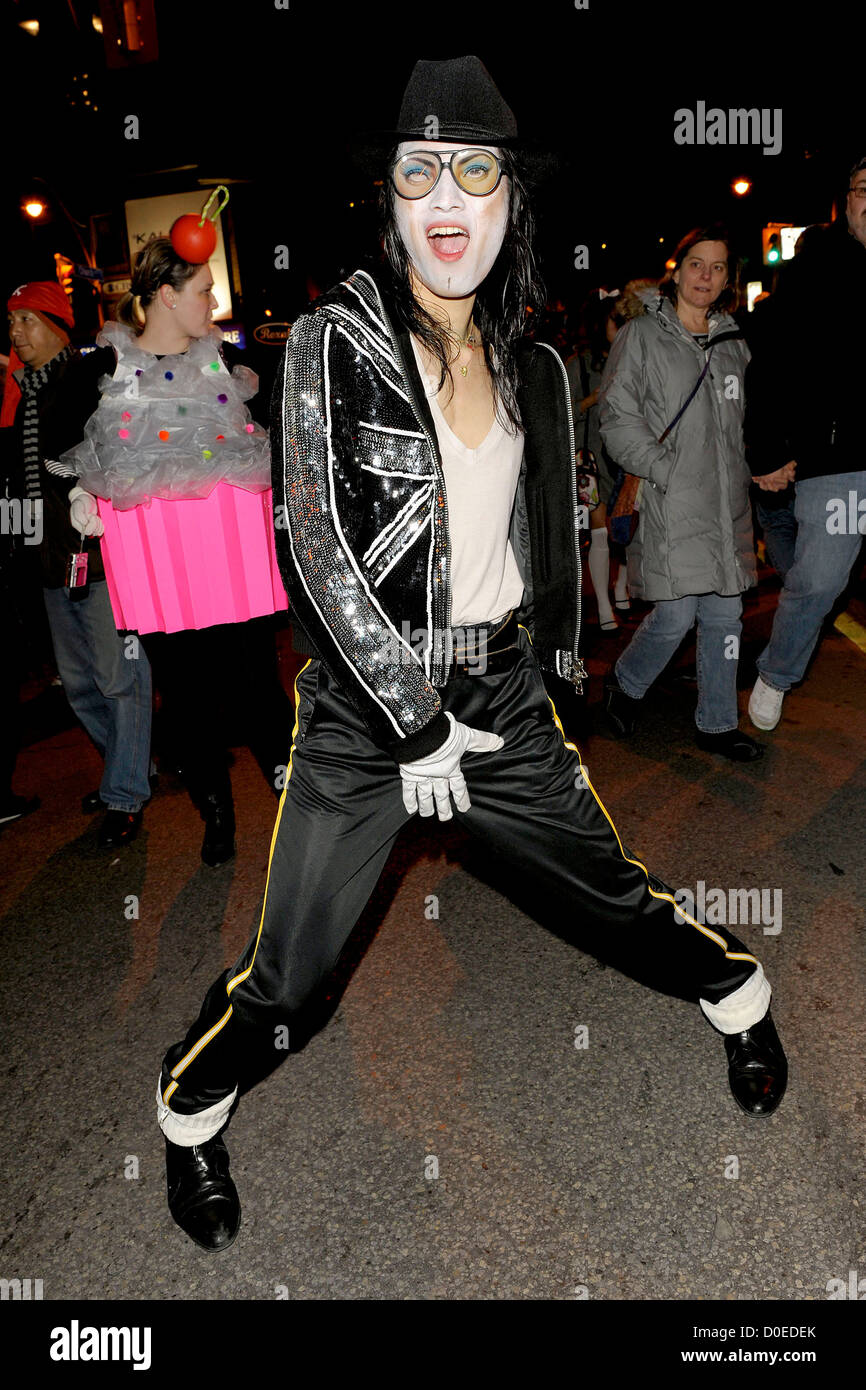 Party goer dressed as Michael Jackson The Church Street Block Party ...