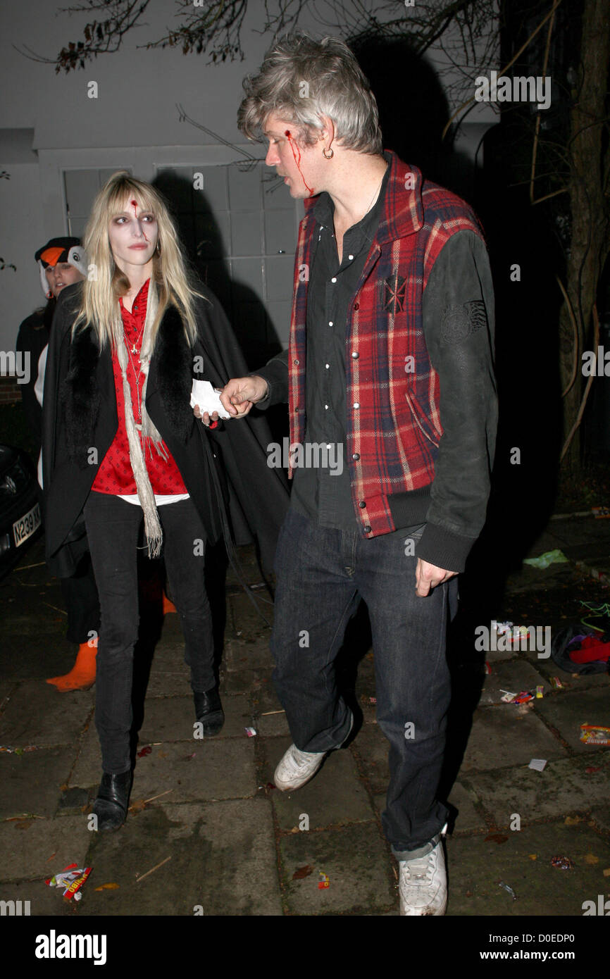 Guest, at Jonathan Ross' Halloween fancy dress party. London, England ...