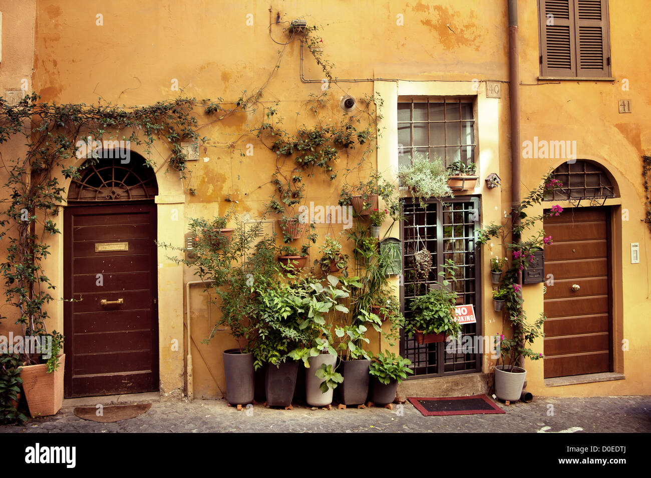 Picture of beautiful old italian street Stock Photo - Alamy