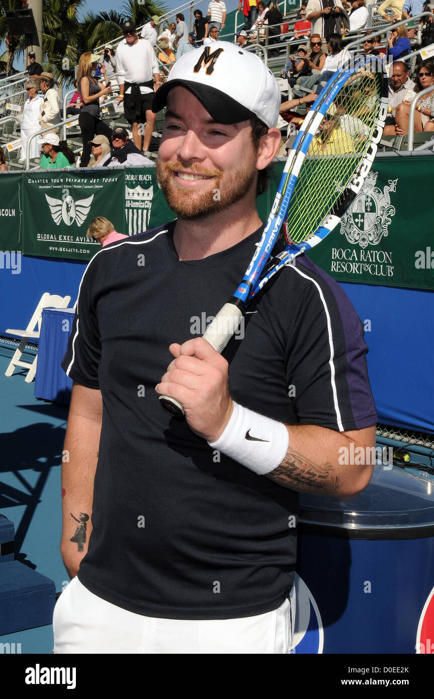 David Cook participates in the 2010 Chris Evert / Raymond James Pro ...