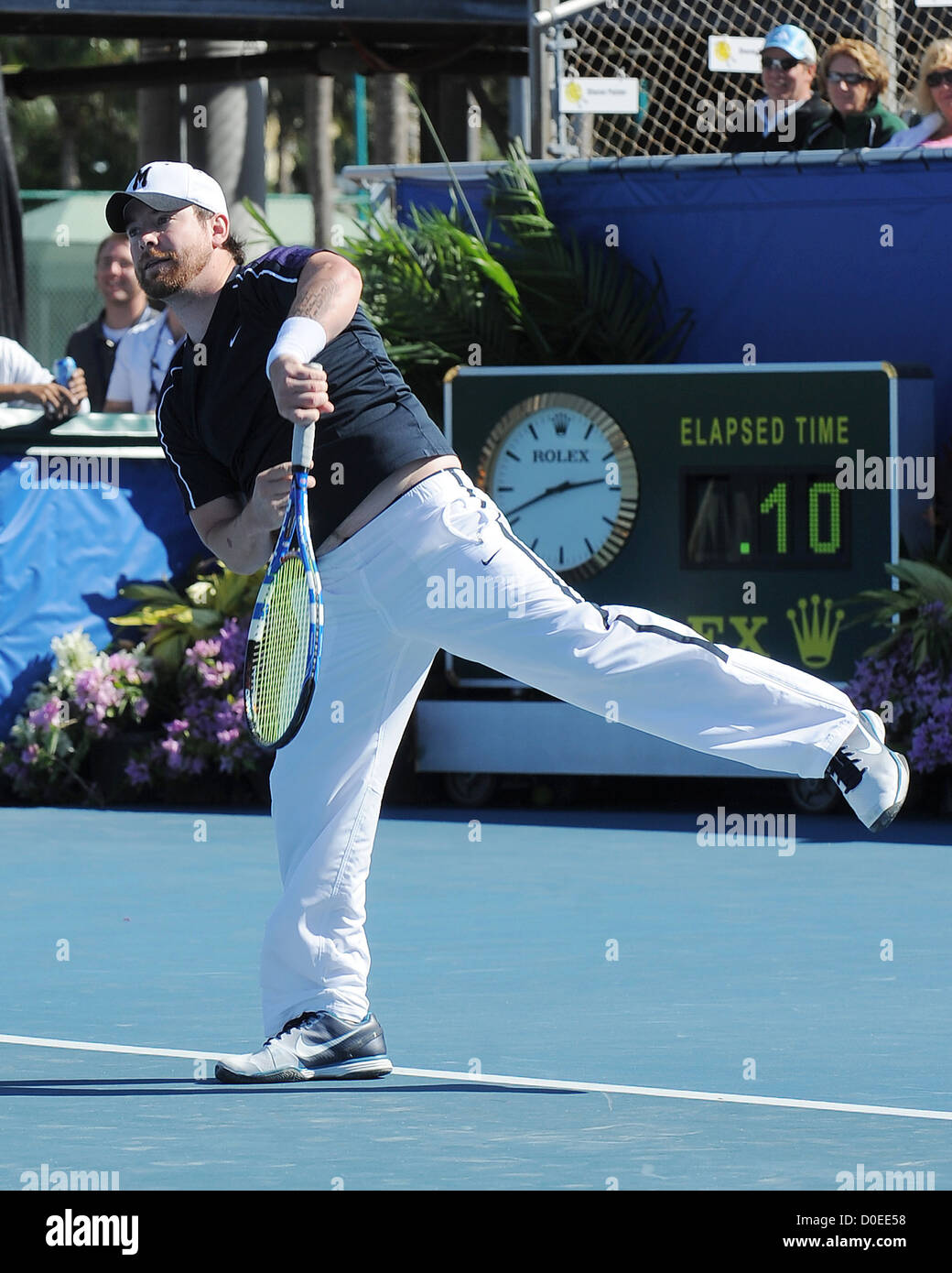 David Cook participates in the 2010 Chris Evert / Raymond James Pro ...