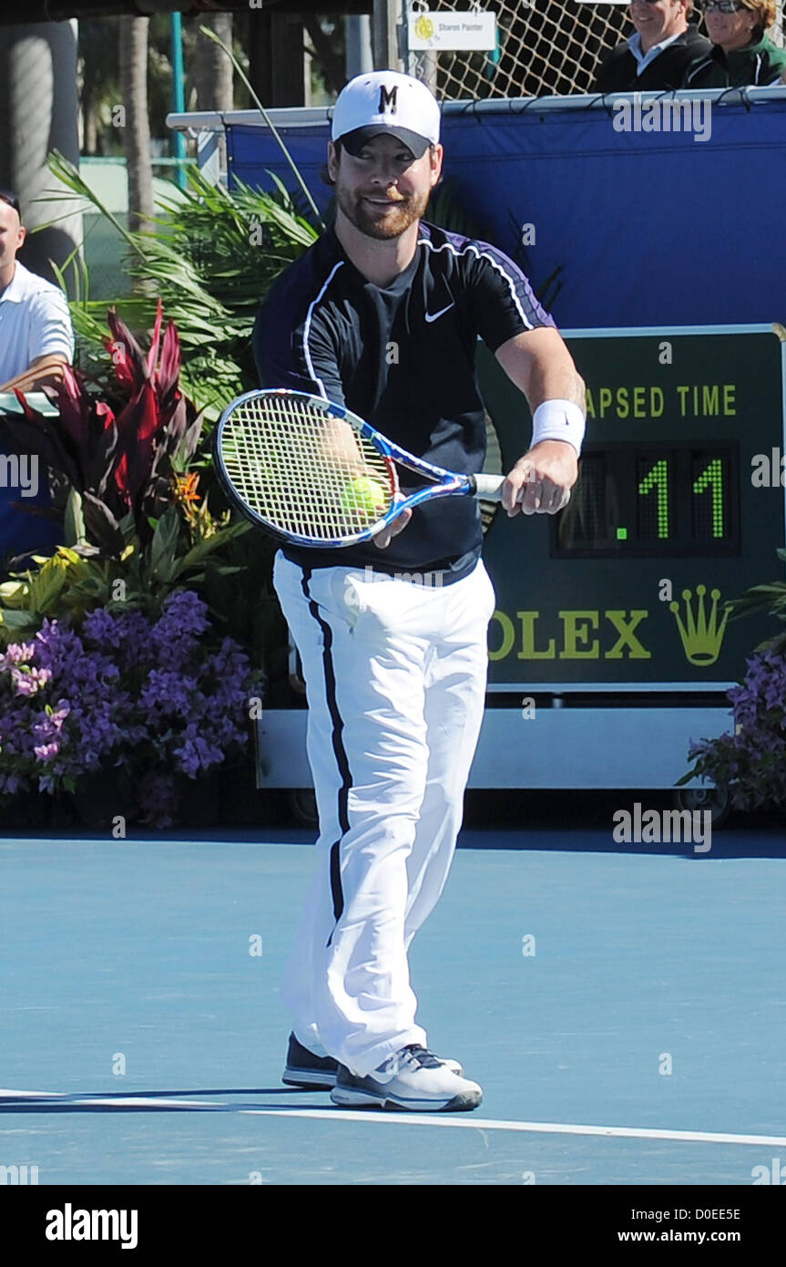 David Cook participates in the 2010 Chris Evert / Raymond James Pro ...
