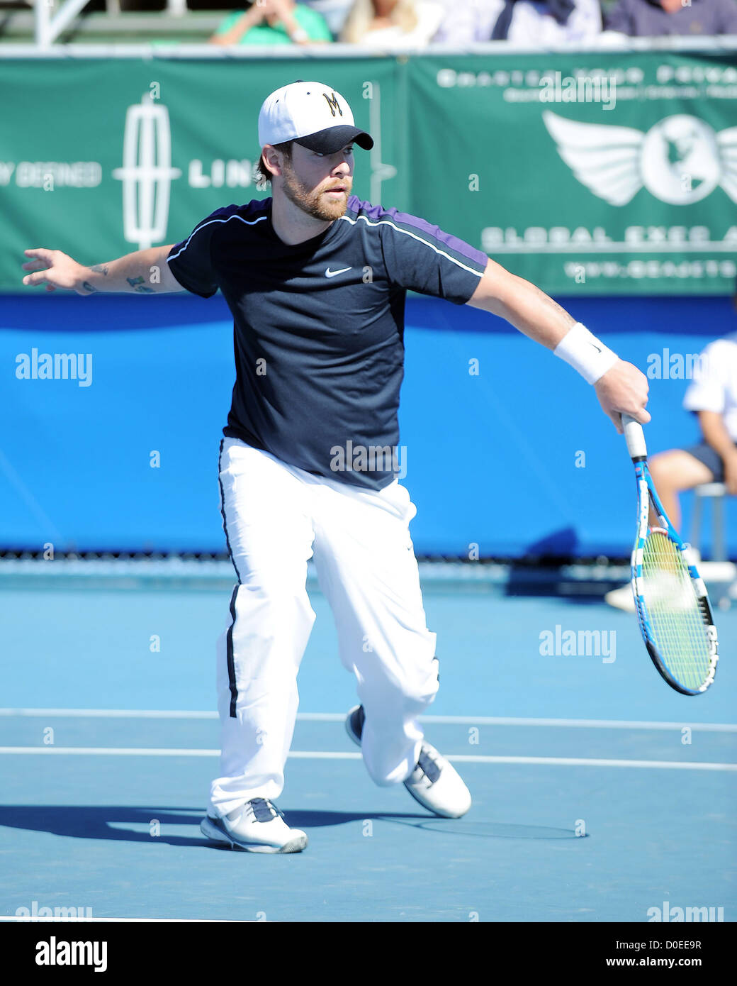 David Cook participates in the Chris Evert / Raymond James Pro ...