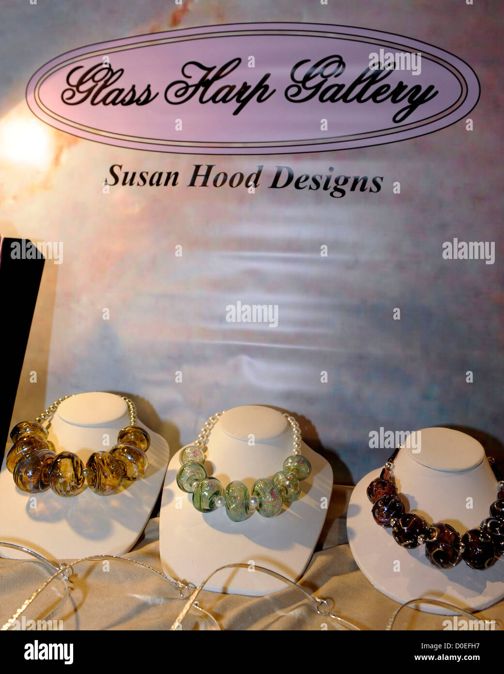 Susan Hood Designs Glass Harp Necklace DPA 2010 Gifting Lounge The ...