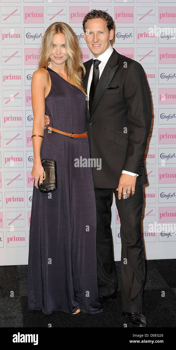 Zoe Hobbs and Brendan Cole, Comfort Prima High Street Fashion Awards ...