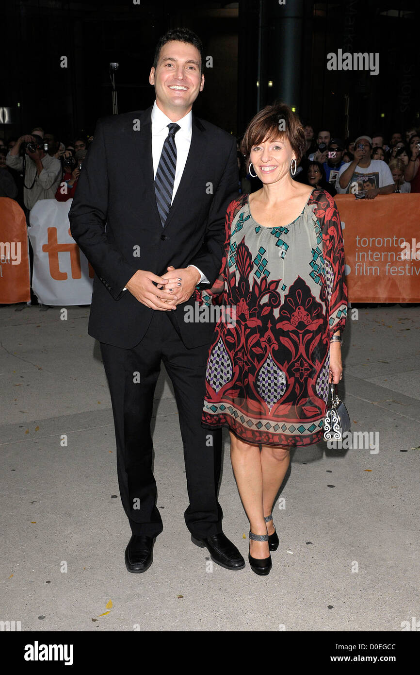 Evan Solomon and Tammy Quinn 'Score: A Hockey Musical' premiere arrival ...