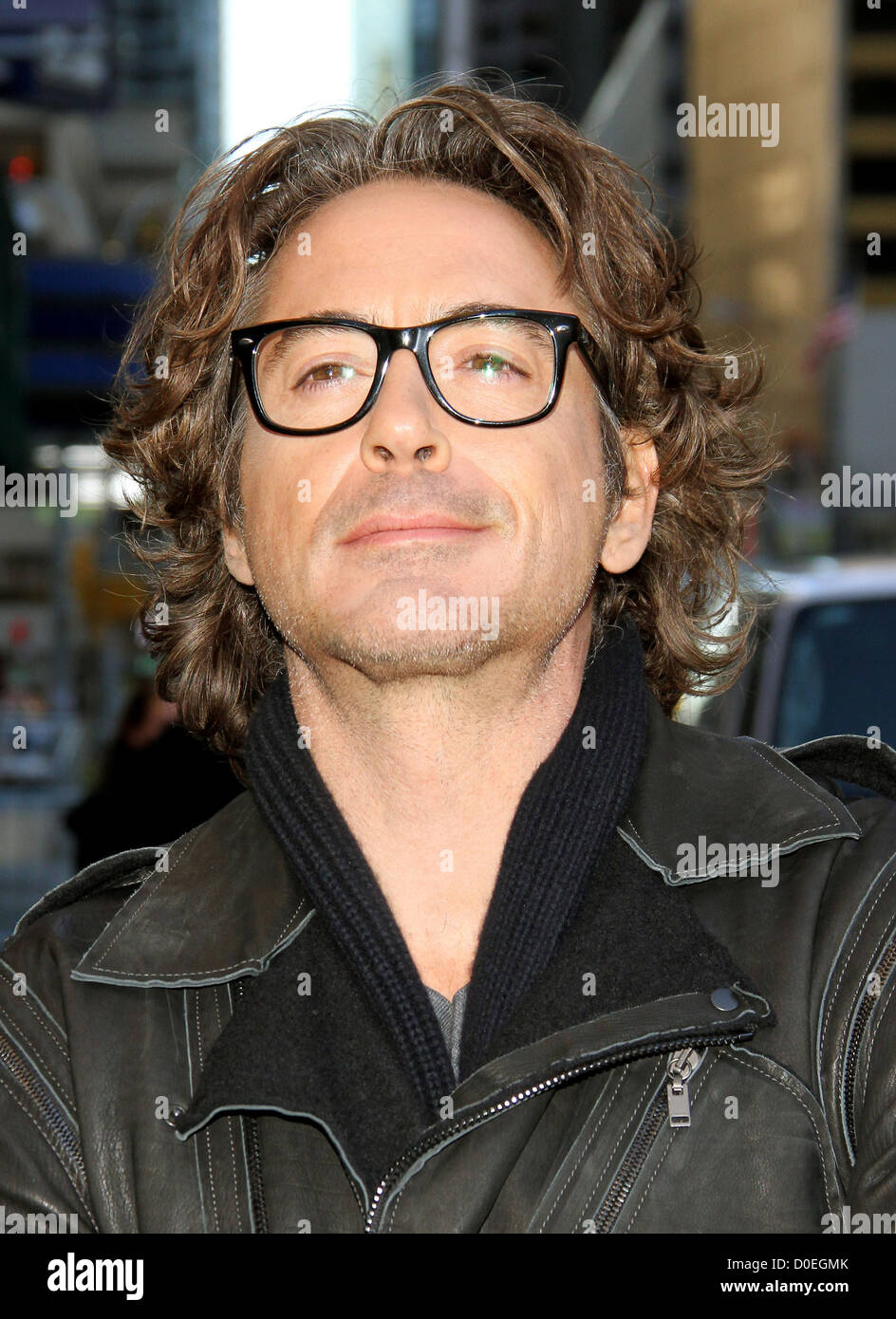 Robert Downey Jr Celebrities outside The Ed Sullivan Theater for 'The ...