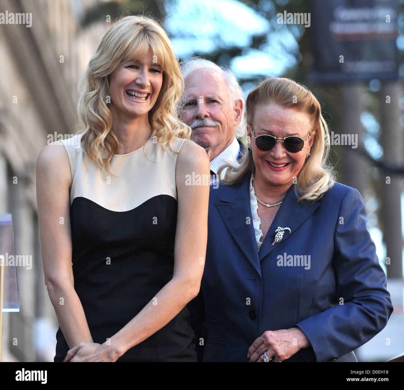 Bruce Dern Laura Dern and Diane Ladd are hored with stars on the ...