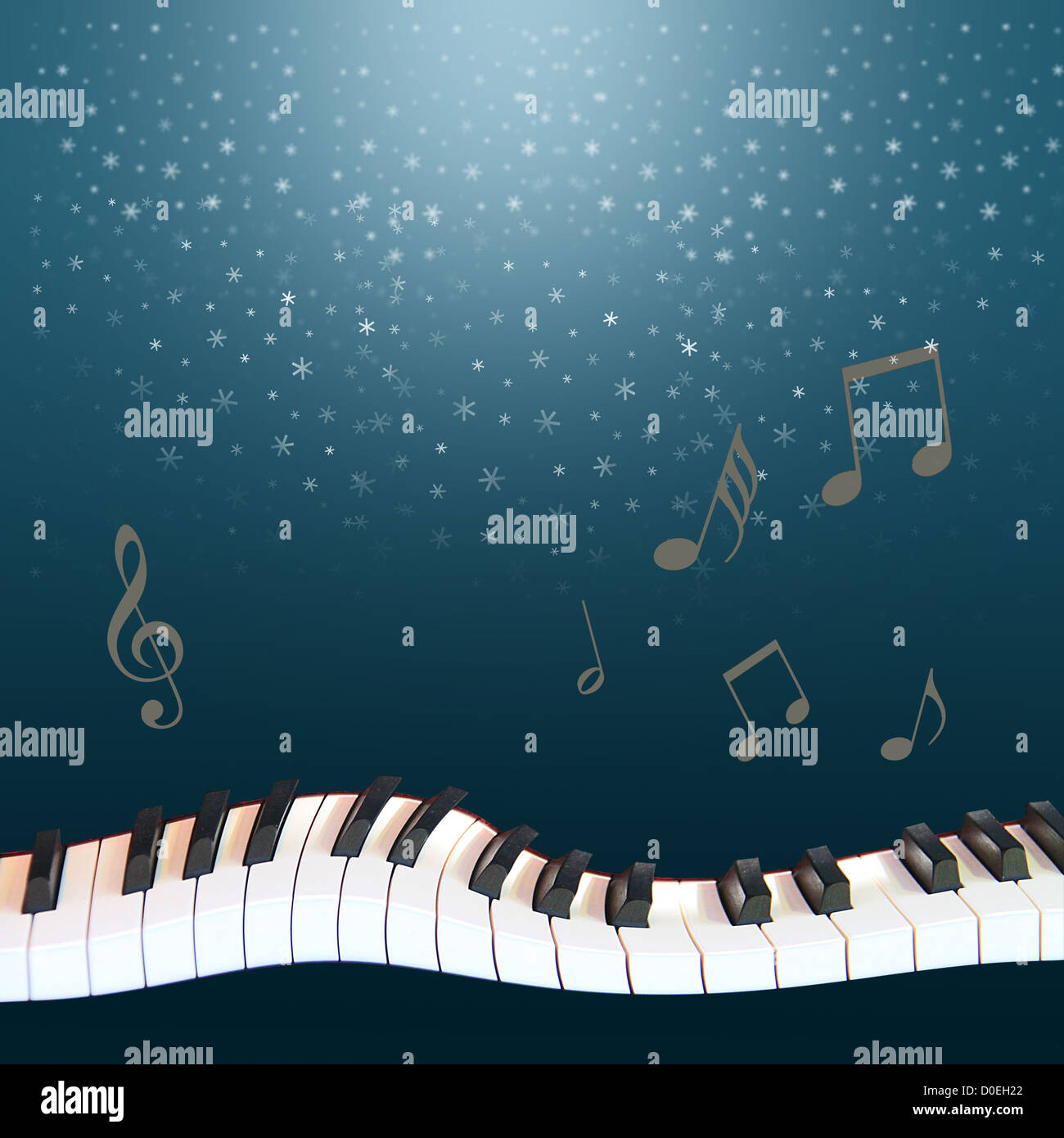 Music notes sky hi-res stock photography and images - Alamy